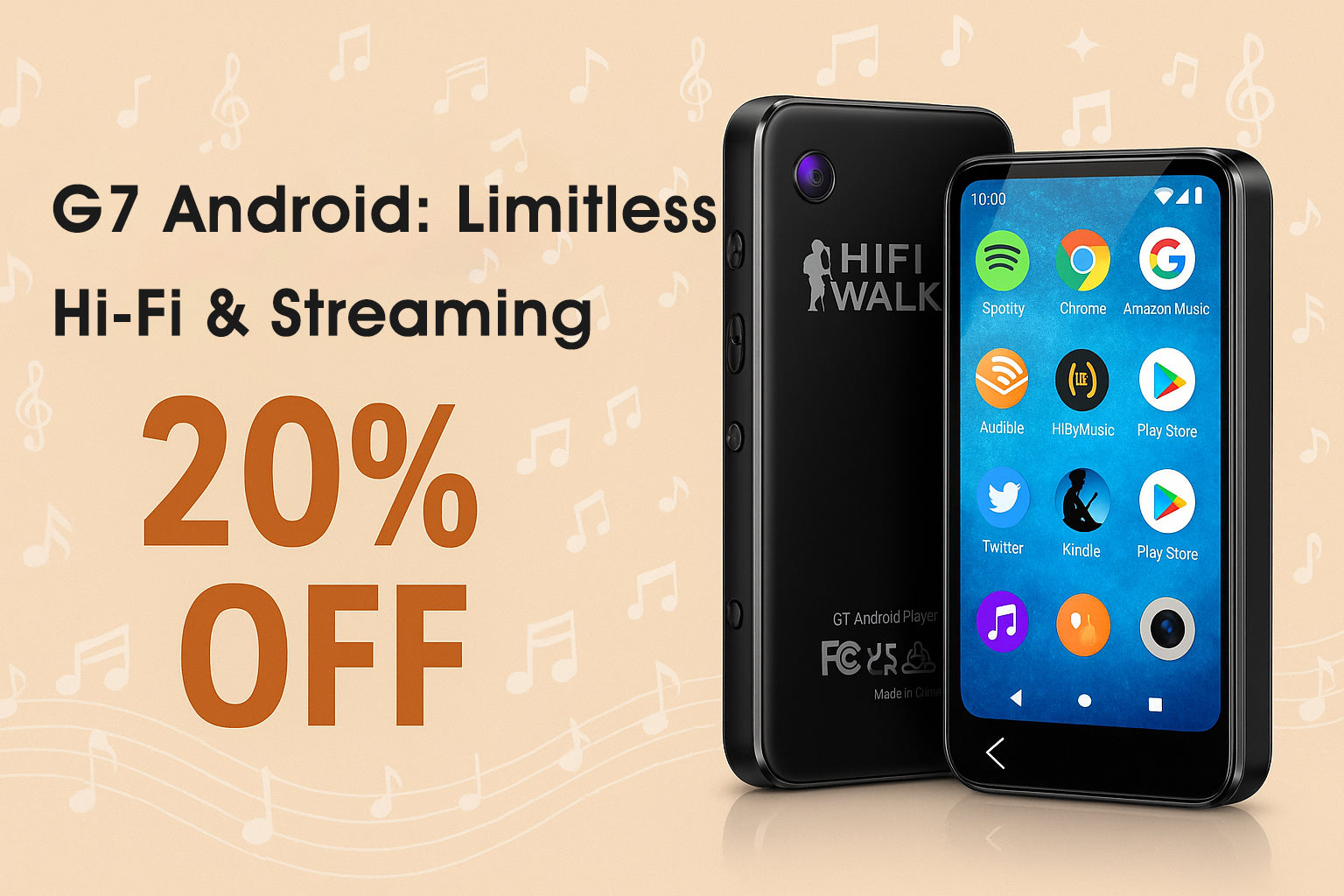 G7 Android: Limitless Hi-Fi & Streaming – 20% Off for Our 10th Anniver
