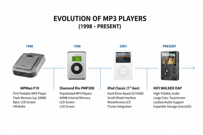 The First MP3 Player: Complete History from 1998 to 2026