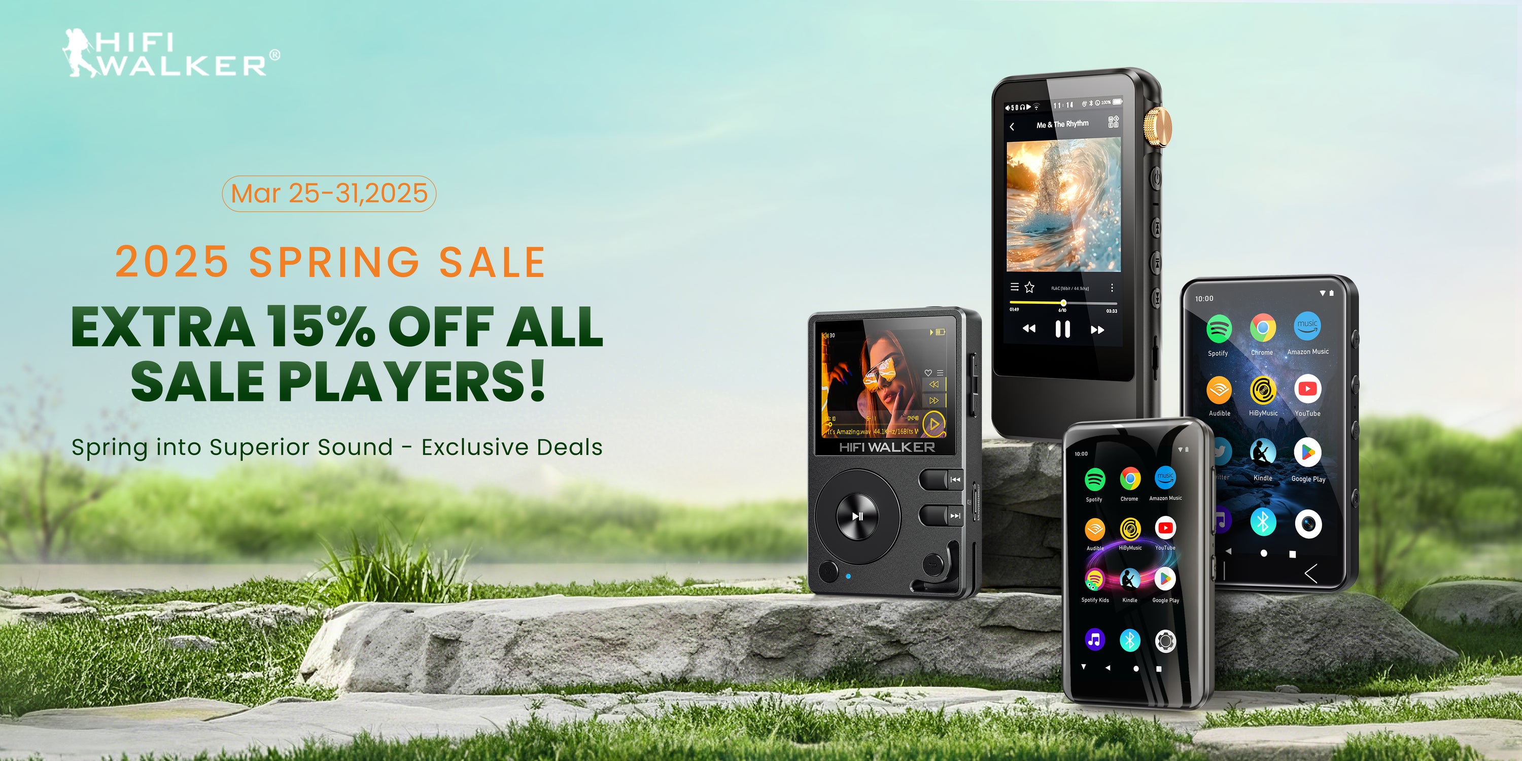 HiFi WALKER | Hi-Res MP3 Player – Studio Sound, 512GB & 20H Playback ...