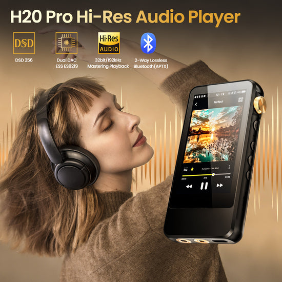 HiFi Walker H20 Pro – Hi-Res Digital Audio Player with Dual DAC ...