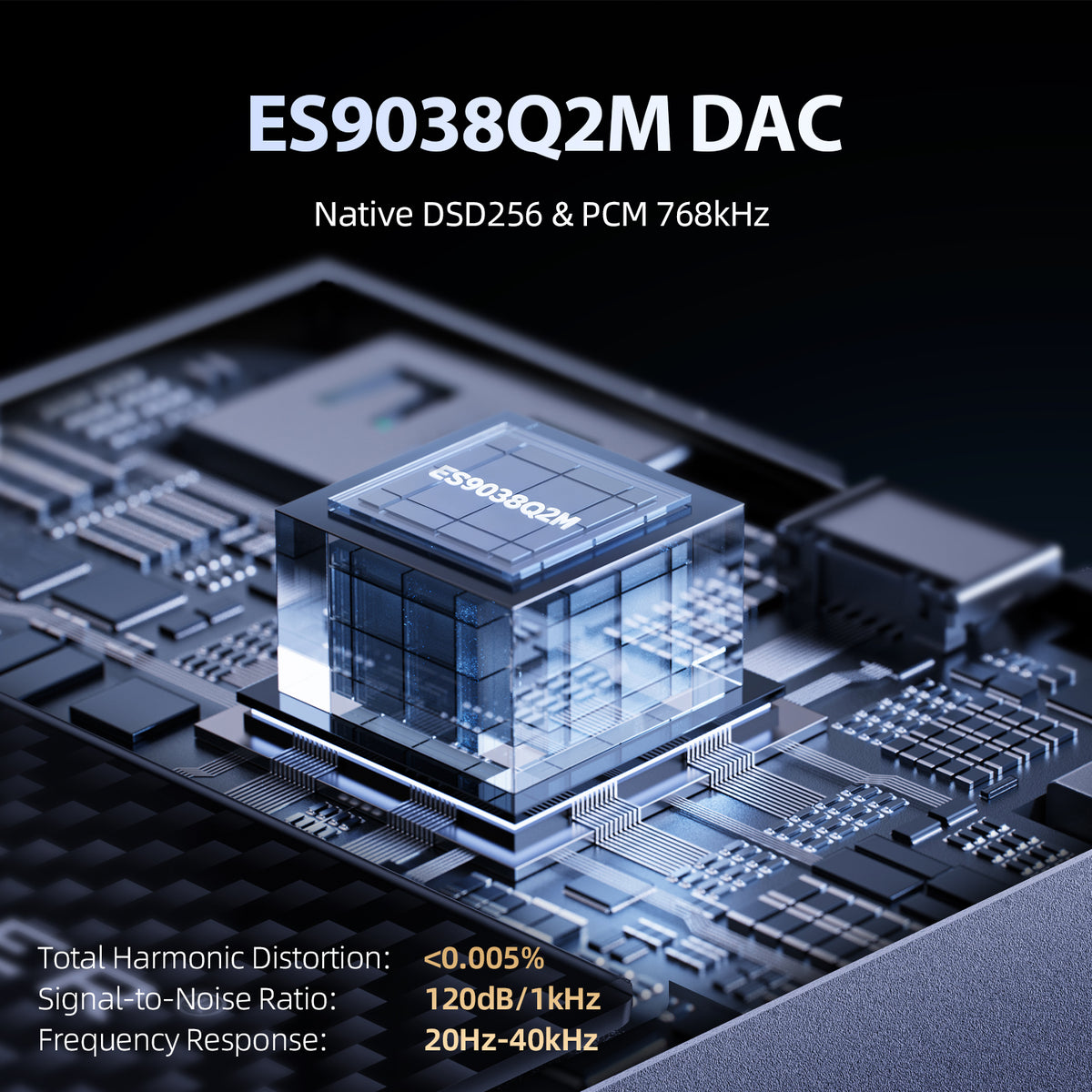 HIFI WALKER H20 Ultra Hi-Res Music Player | ES9038Q2M DAC, 4.4mm Balanced