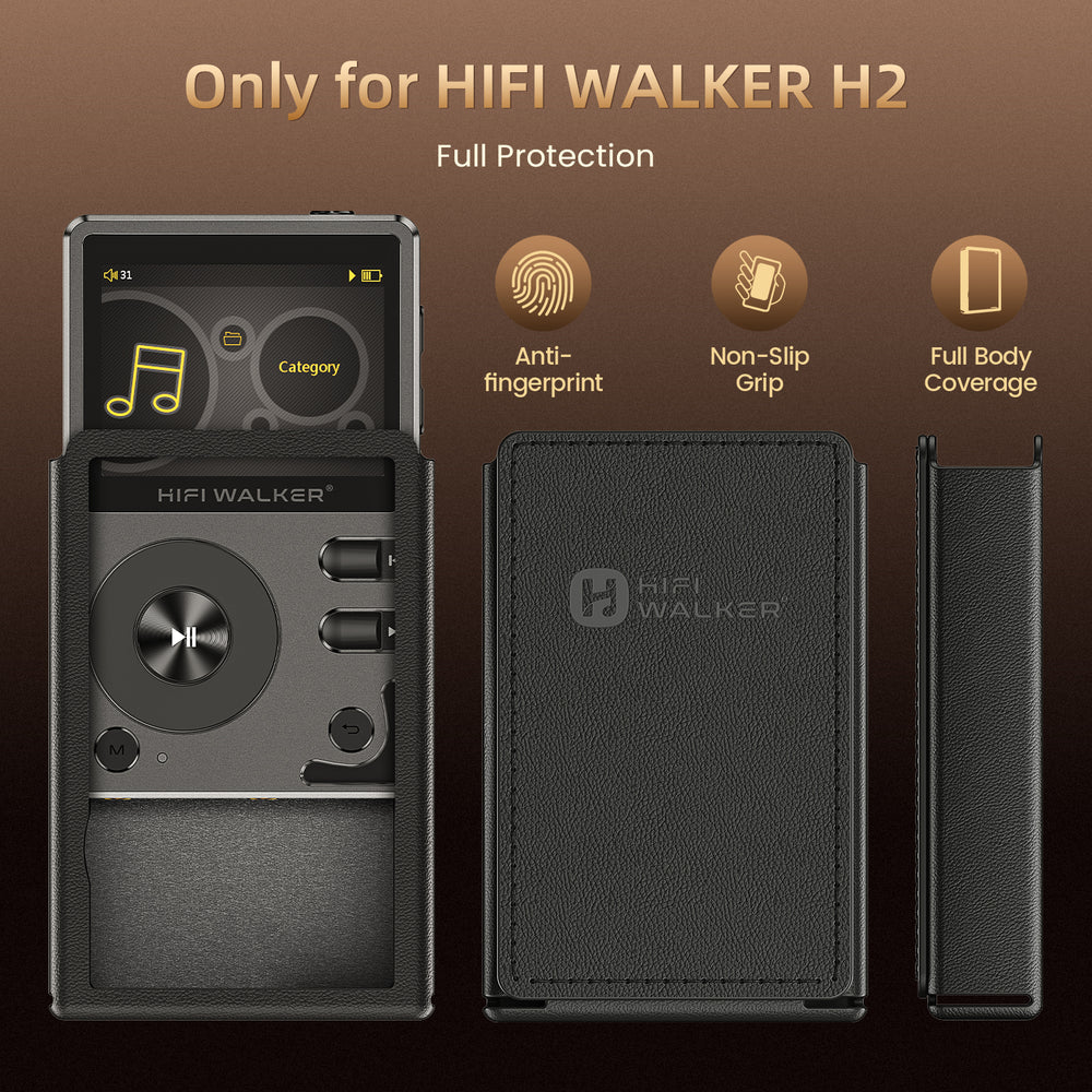 Protective PU Leather Case for HIFI WALKER H2
