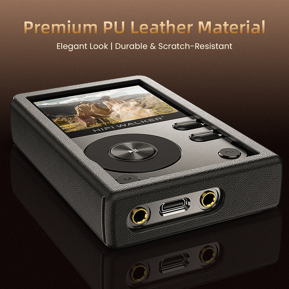 Protective PU Leather Case for HIFI WALKER H2