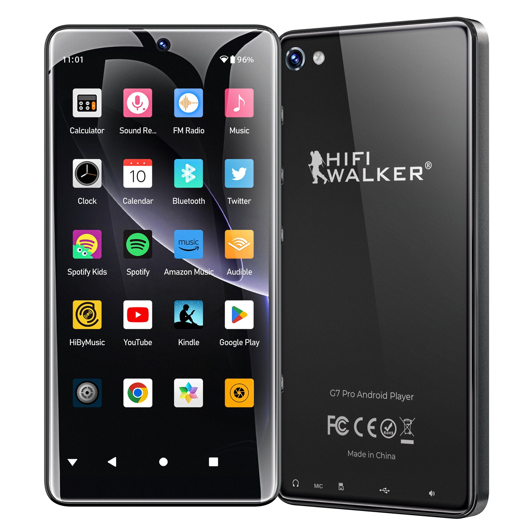 HiFi Walker G7 Pro Android MP3 Player | Hi-Res Audio, Camera, WiFi